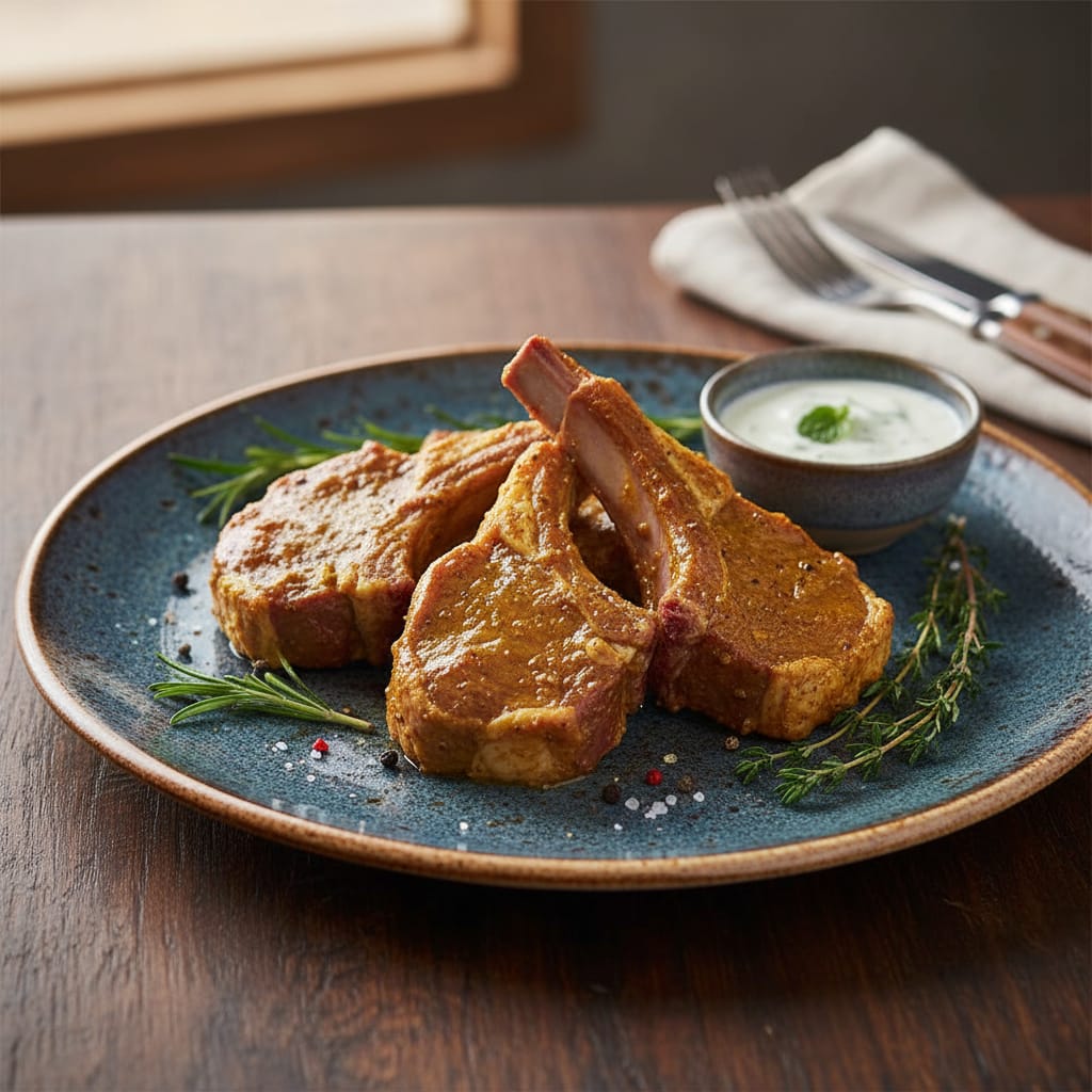 Marinated Lamb Chops (back) – iqbalhalalmeatltd